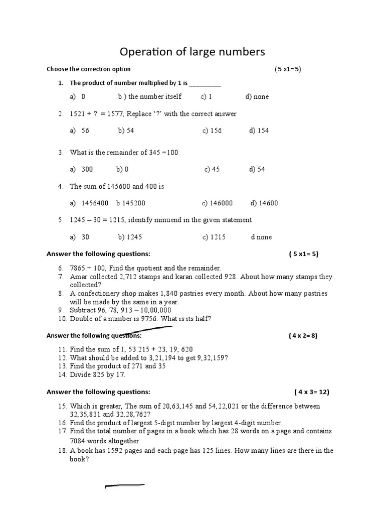 Math Practice For Grade 5 | PDF | Angle | Elementary Mathematics