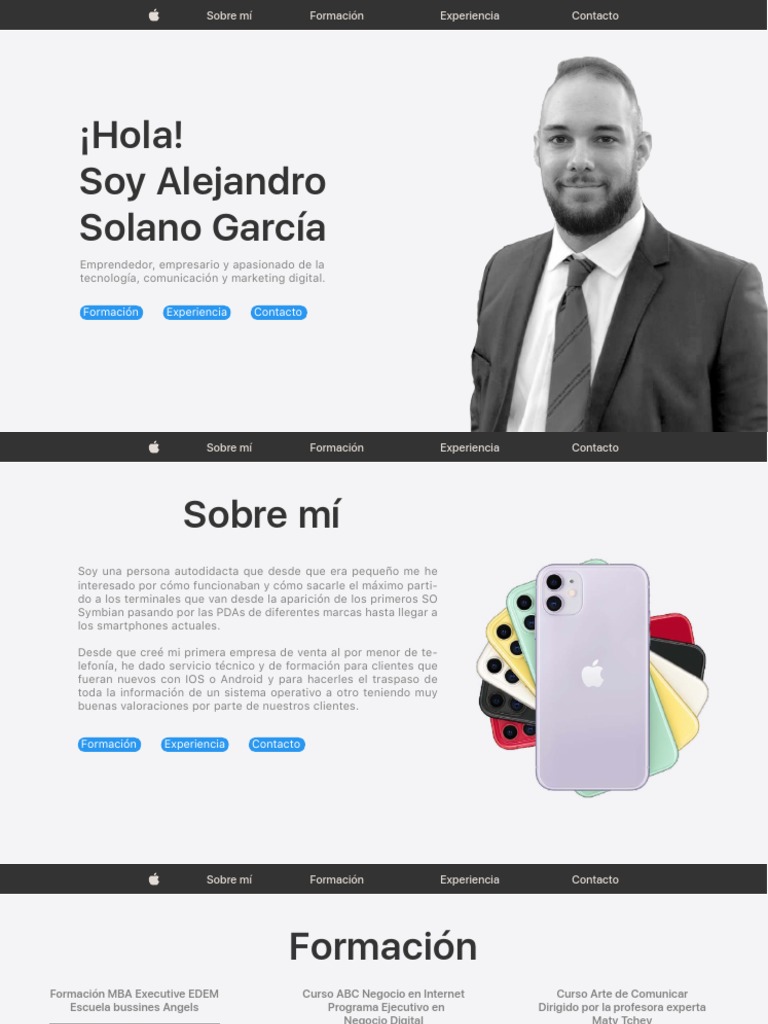 CV Alejandro Solano García | PDF | Business | Informática