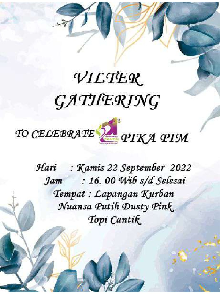 Template Undangan CDR 1 | PDF