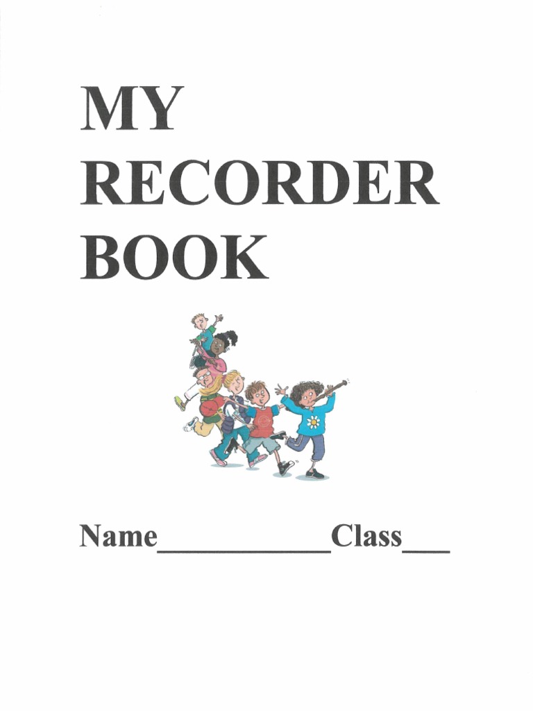 My RECORDER BOOK 20192 | PDF