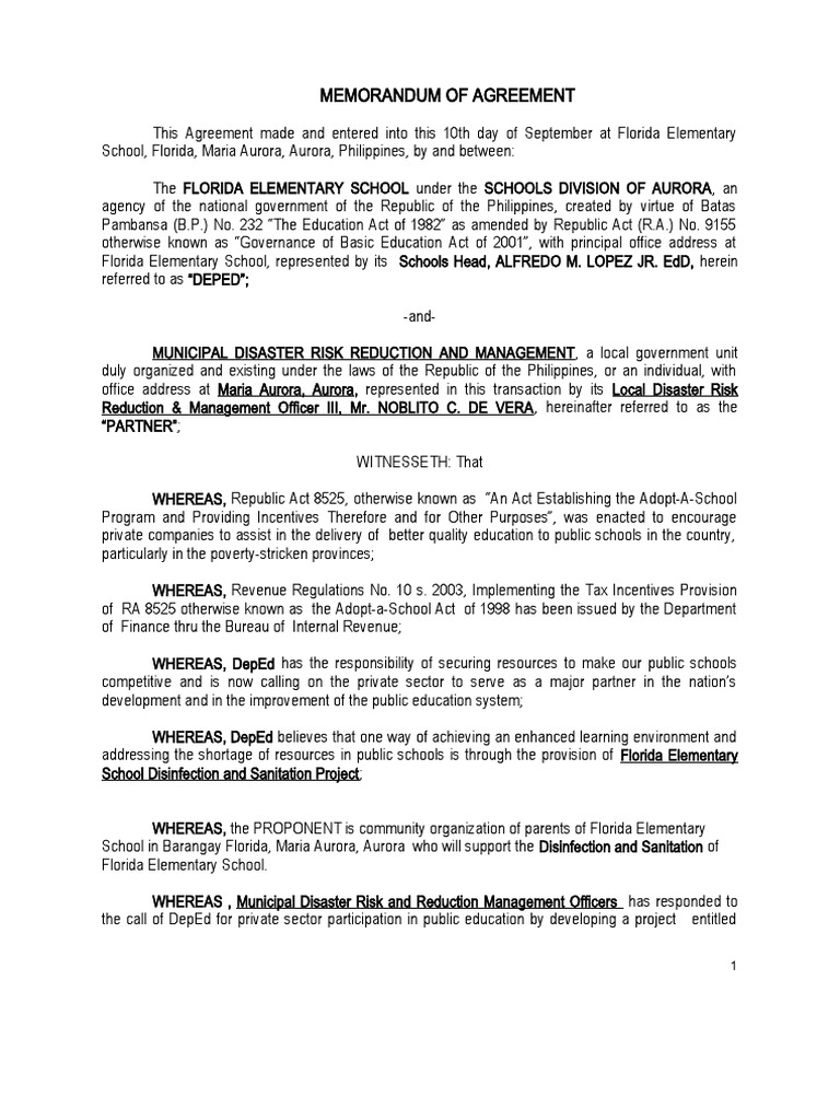 BRIGADA PAGBASA MOA MDRRM | PDF | Government | Justice