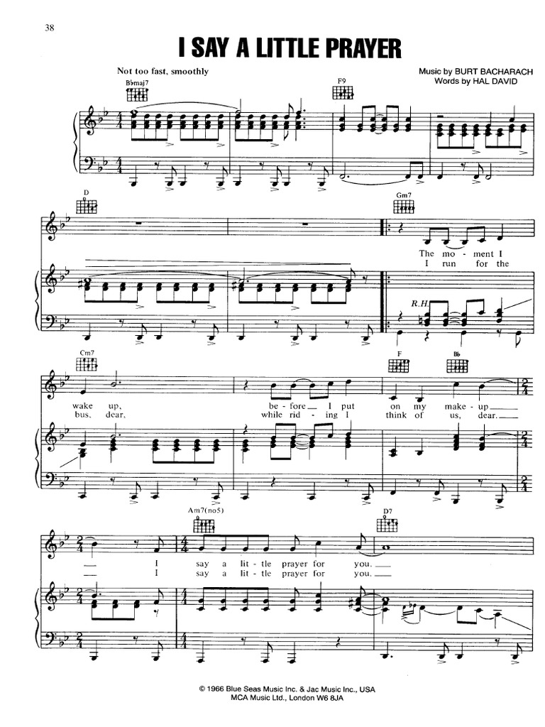 10 I Say A Little Prayer Aretha Franklin | PDF