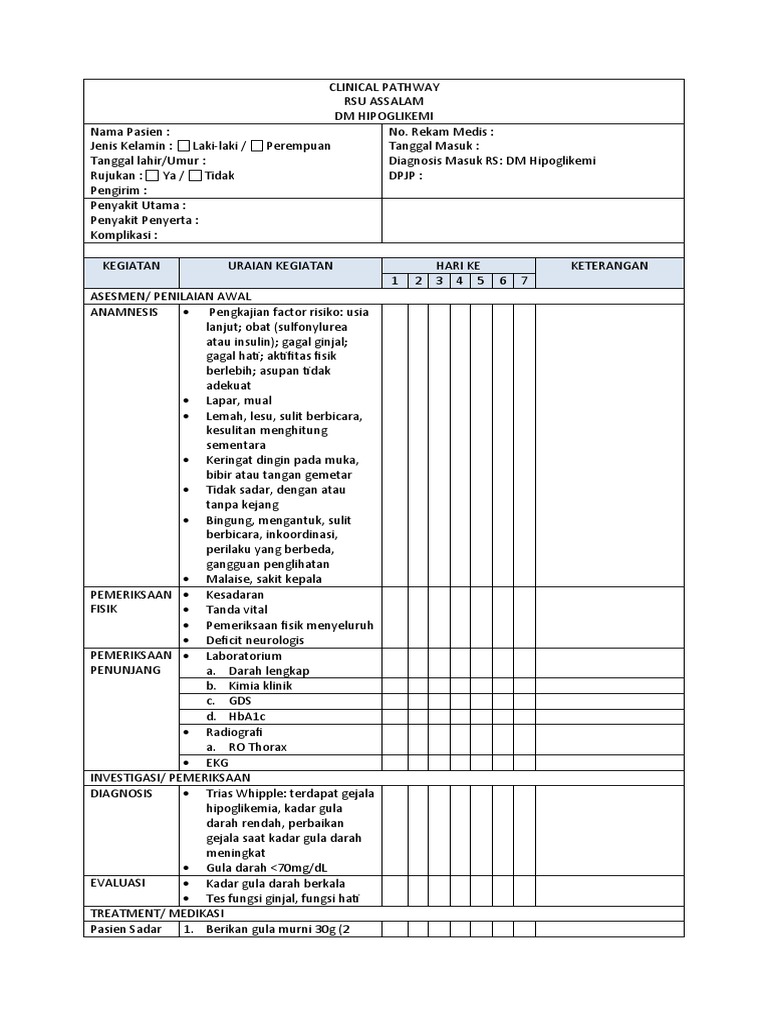 CP DM Hipoglikemi | PDF
