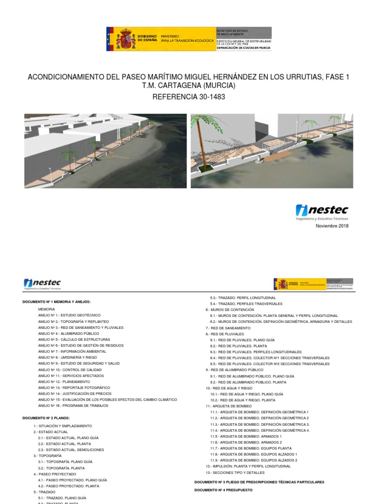 Proyectopmlosurrutiasfase1 1de2r Tcm30-486011 | PDF | Alcantarillado ...