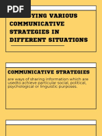 7 Types of Communicative Strategies | PDF | Nonverbal Communication ...