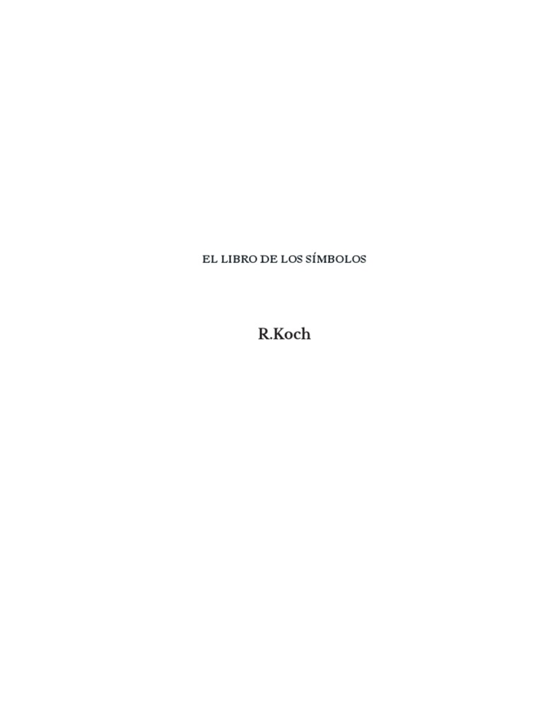 El Libro de Los Simbolos. Rudolph Koch | PDF
