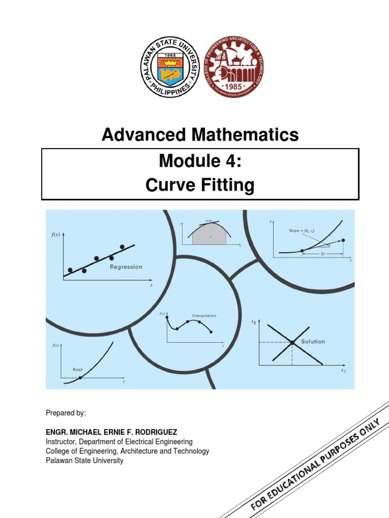 Advanced Mathematics Curve Fitting: Prepared by | PDF