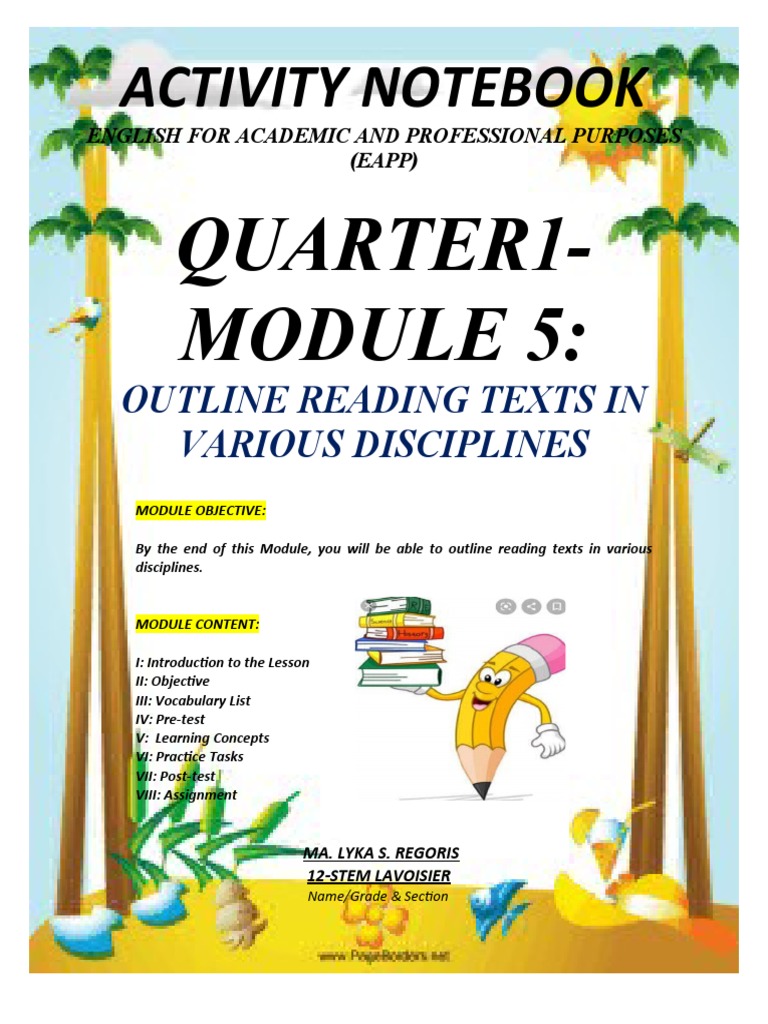 Activity Notebook Q1M5 | PDF | Clinical Trial | Phases Of Clinical Research