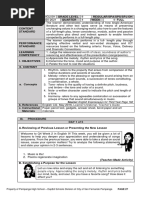 Saingga Lesson Plan | PDF | Pearl | Lesson Plan