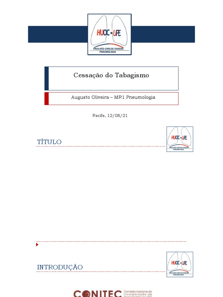 Tabagismo | PDF | Nicotina | Cigarro