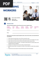 Describing Workers British English Teacher Ver2 | PDF