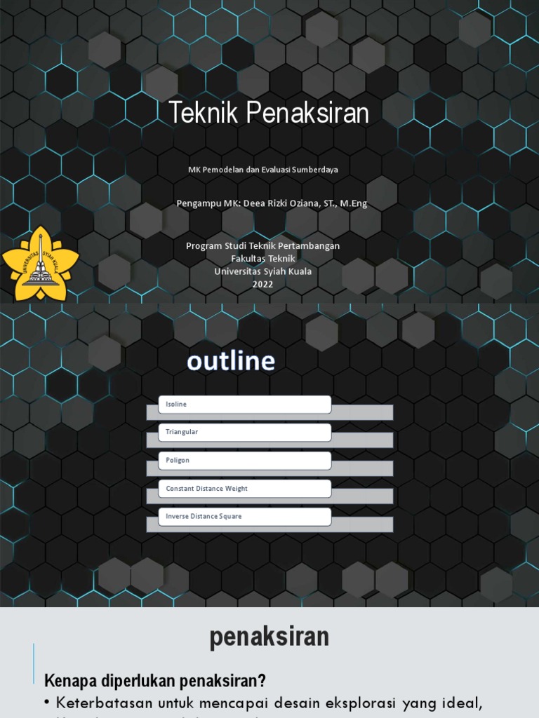 7 Metode Penaksiran | PDF