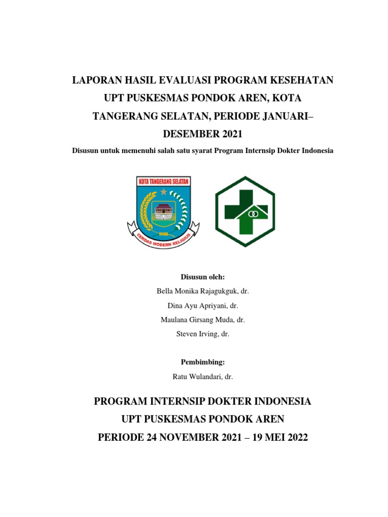 Evapro Tuberkulosis Puskesmas Pondok Aren Rev09 Final BANGET | PDF