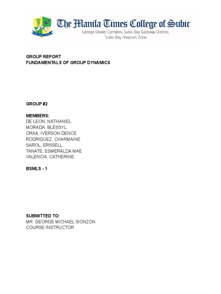 NSTP GRP6 Infos | PDF | Goal | Cognitive Science