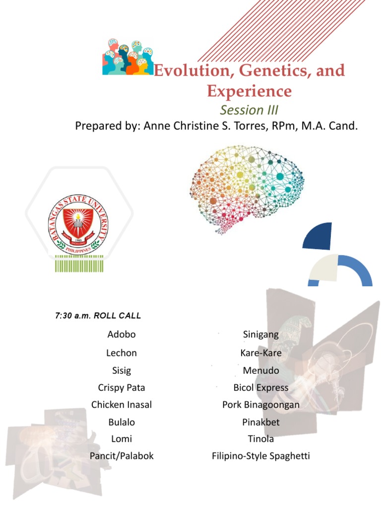 Session IV-Evolution | PDF | Nature Versus Nurture | Evolution