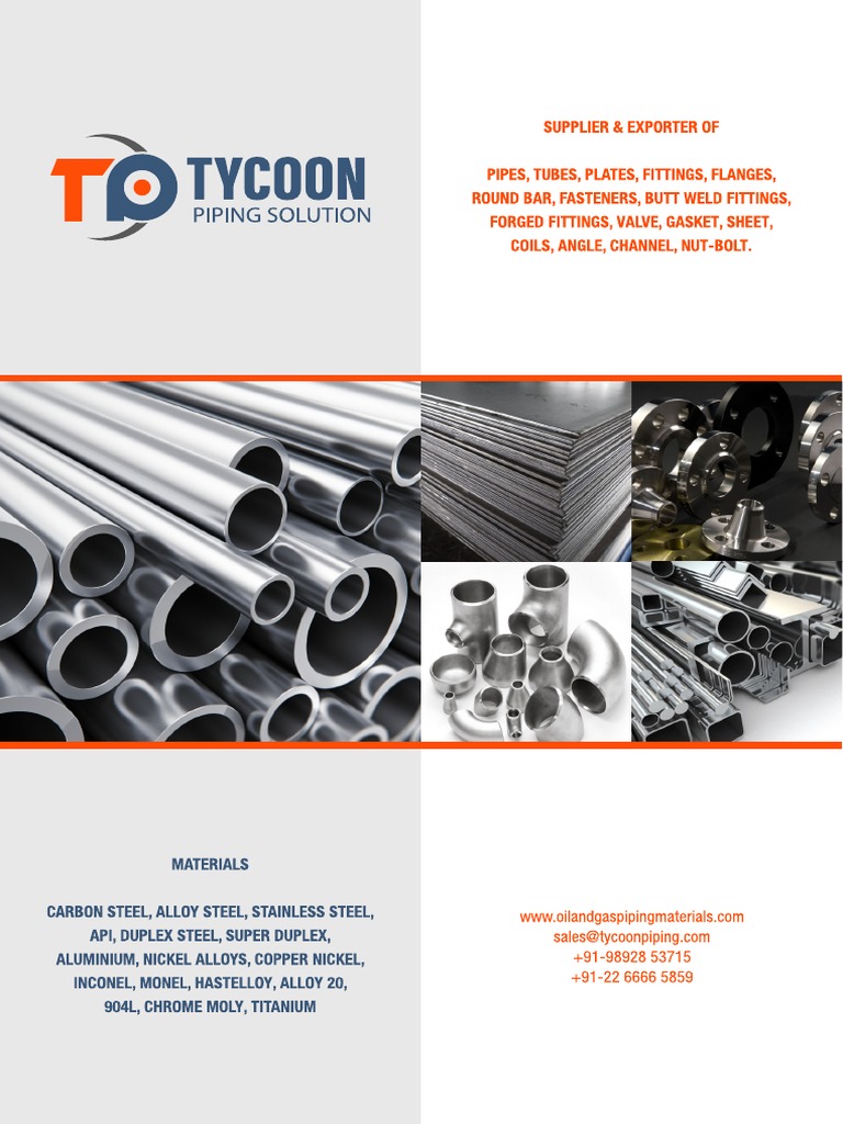 Tycoon Piping Catalouge | PDF