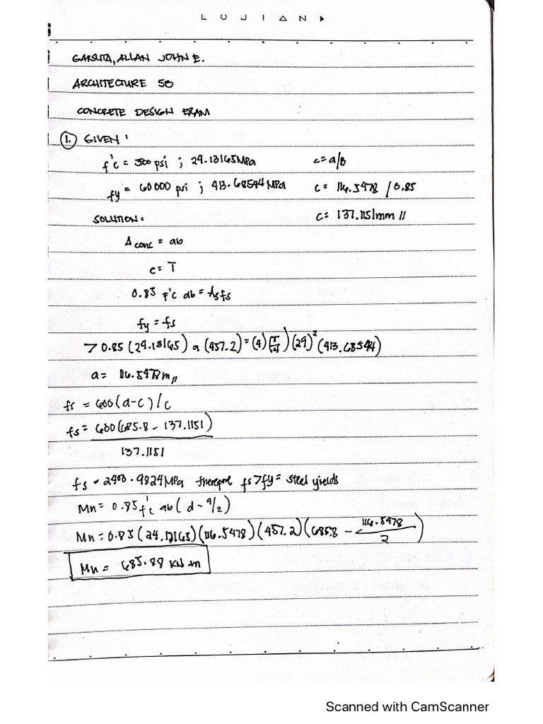 Concrete Design | PDF