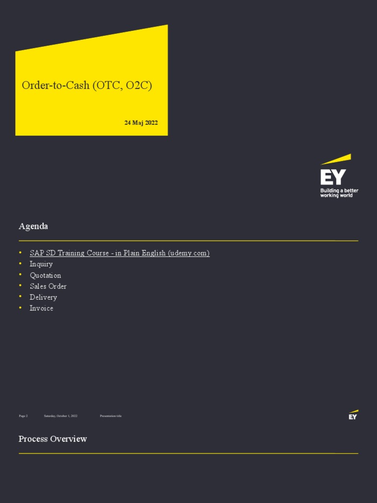Order To Cash (OTC, O2C) | PDF Order To Cash (OTC, O2C) | PDF