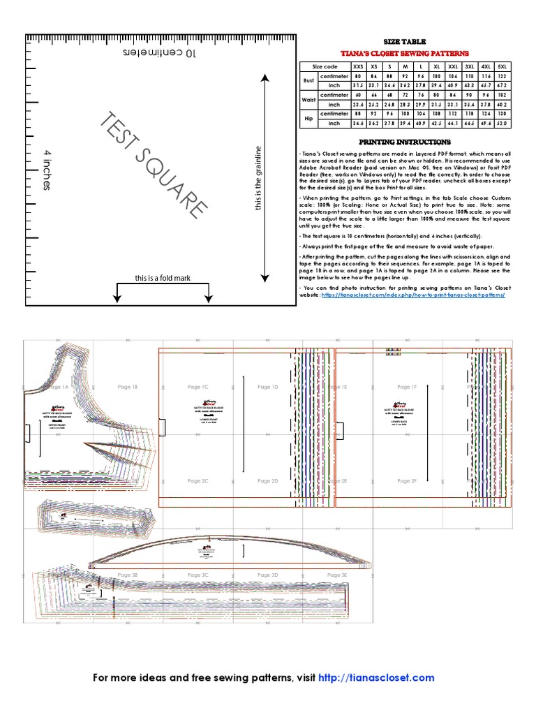 Katty Tie Back Blouse Pattern Guide | PDF | Computing | Software