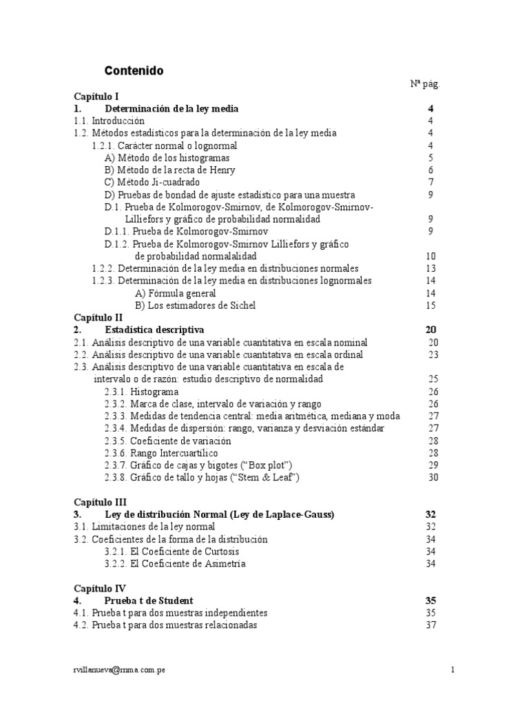 Contenido - Est | PDF | Distribución normal | Histograma