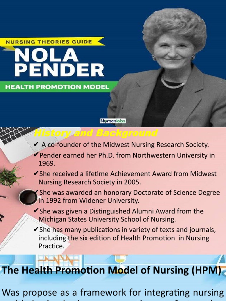 Pender's Health Promotion Model Pacete A.M | PDF | Behavior | Nursing