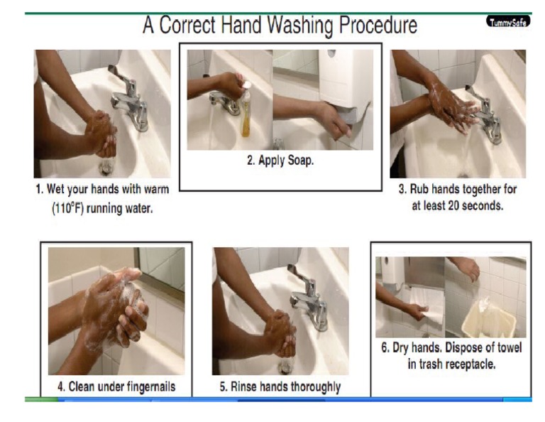 Hand Washing Technique | PDF