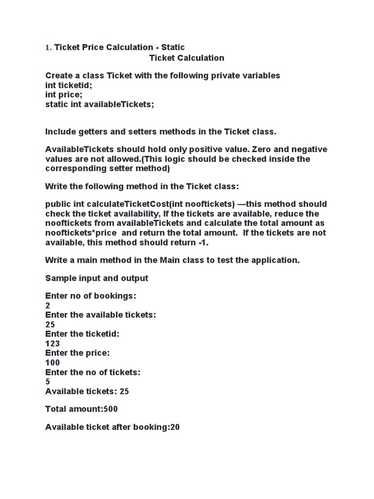 OOPs Programs-01 | PDF | Class (Computer Programming) | Constructor (Object Oriented Programming)