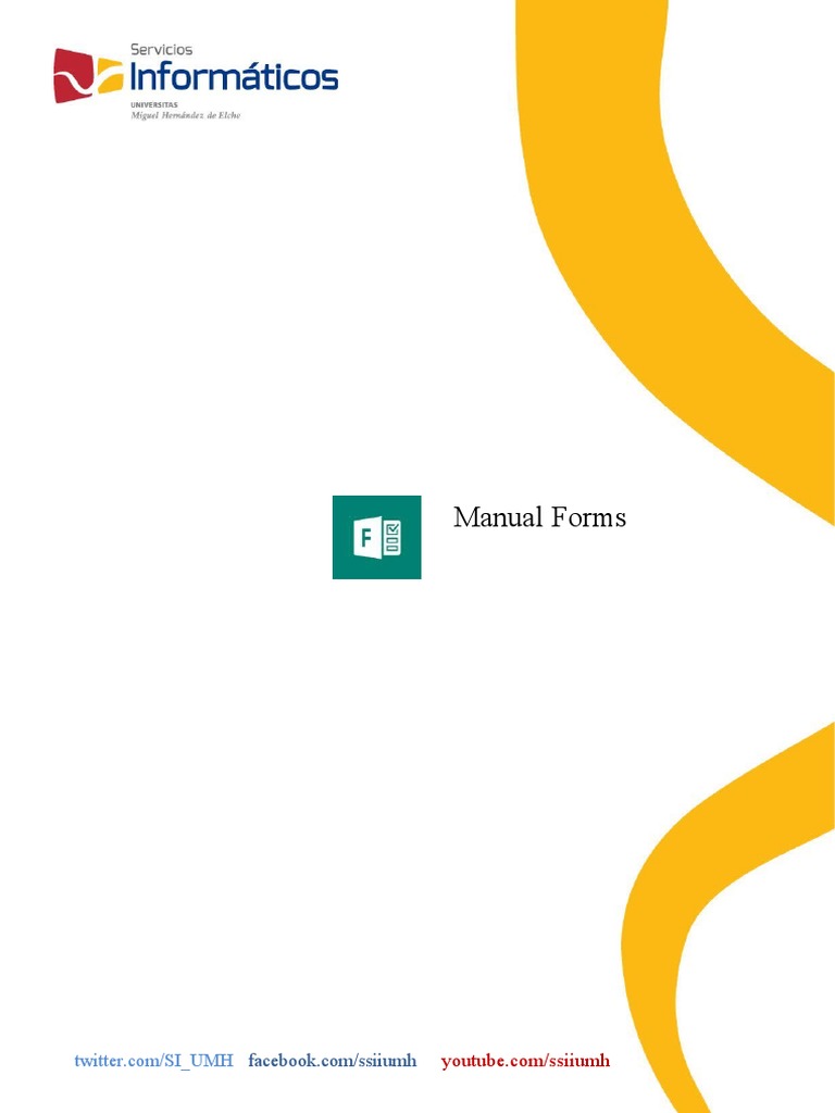 Introducción A Microsoft Forms | Descargar gratis PDF | Ventana ...