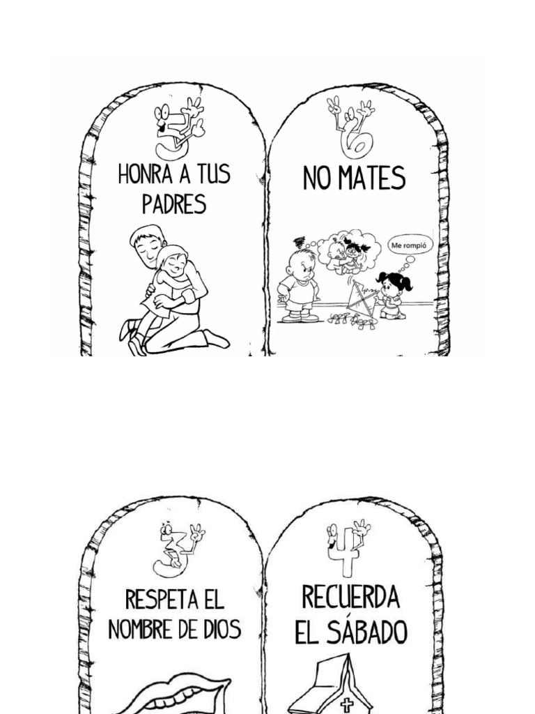 Tablas Diez Mandamientos | PDF
