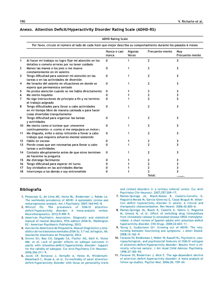 Adhd RS | PDF
