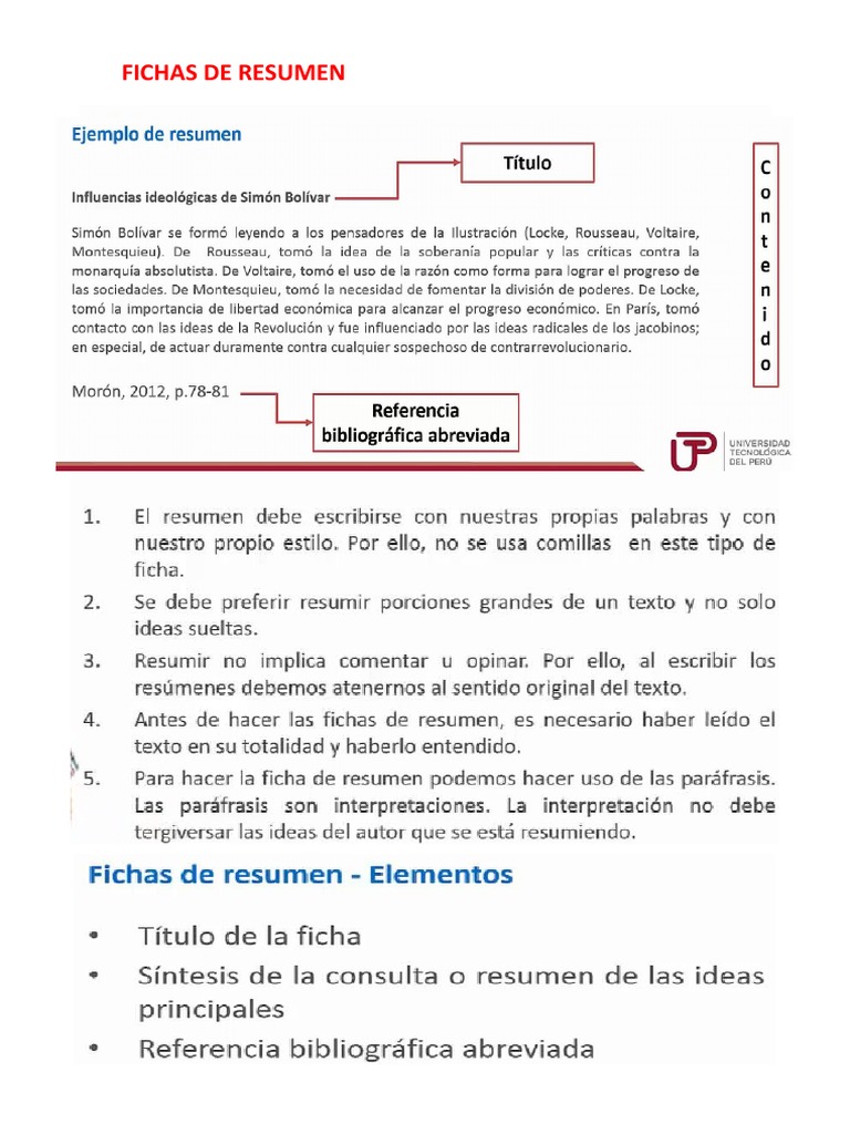Ficha de Resumen | PDF