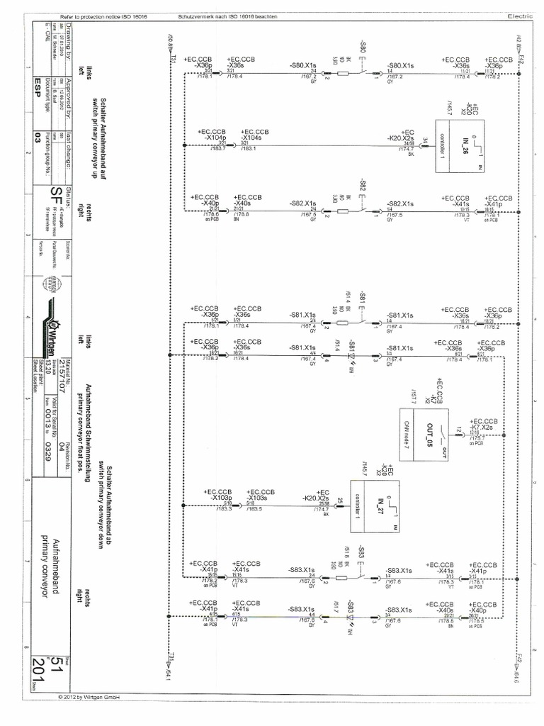 Electric Diagram w210 Elektroplan 3-8. | PDF