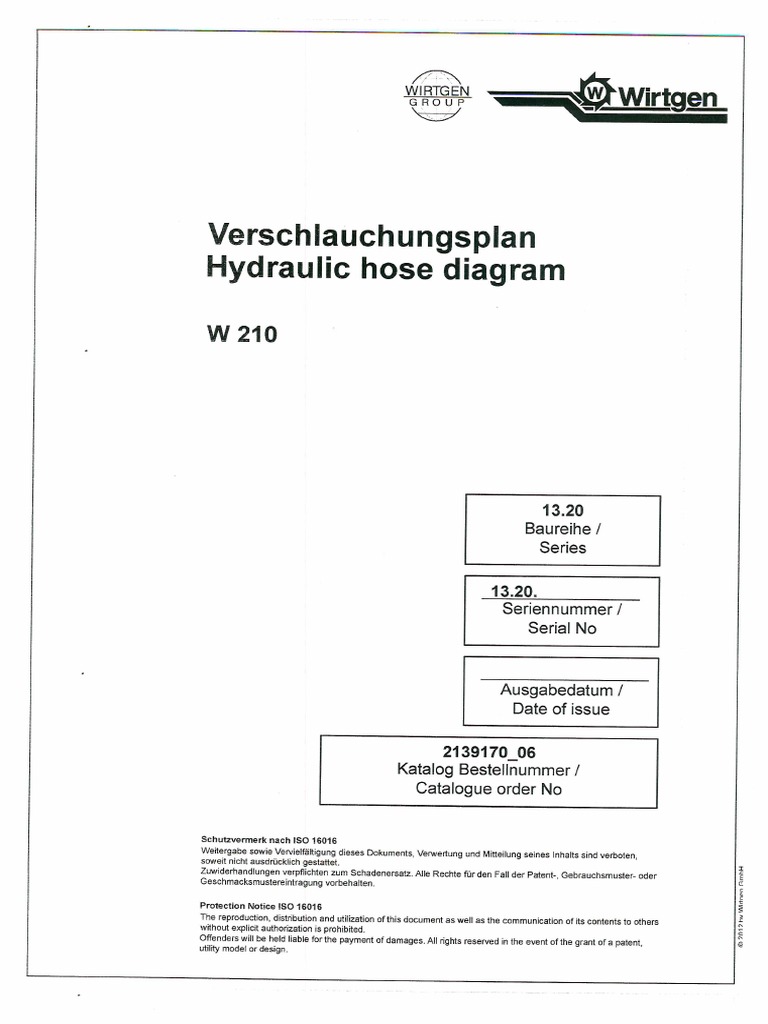 Hydraulic Hose Diagram W210 | PDF