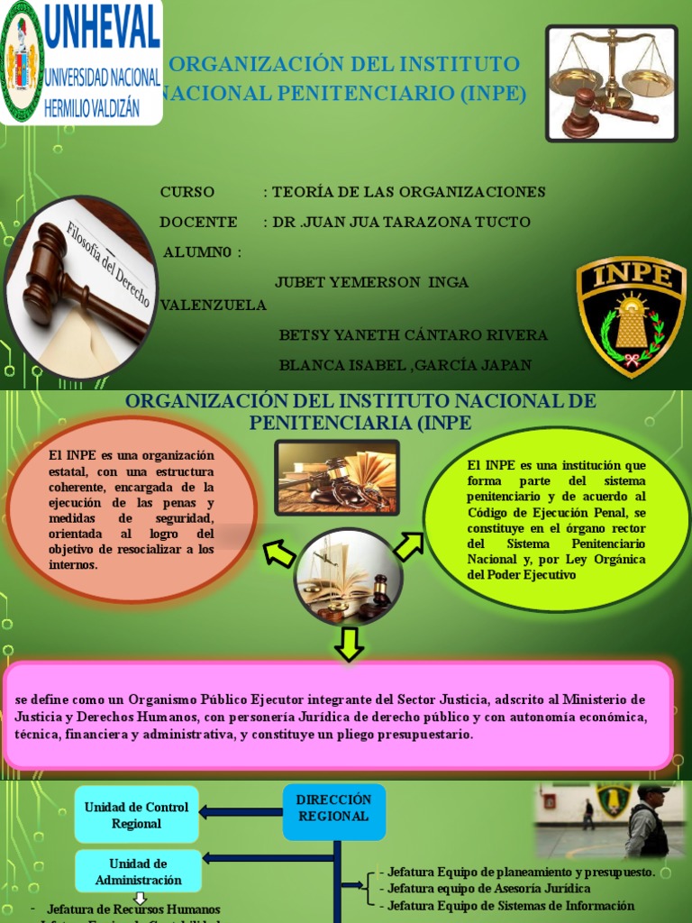 La Organizacion Del Inpe | PDF | Presupuesto | Planificación