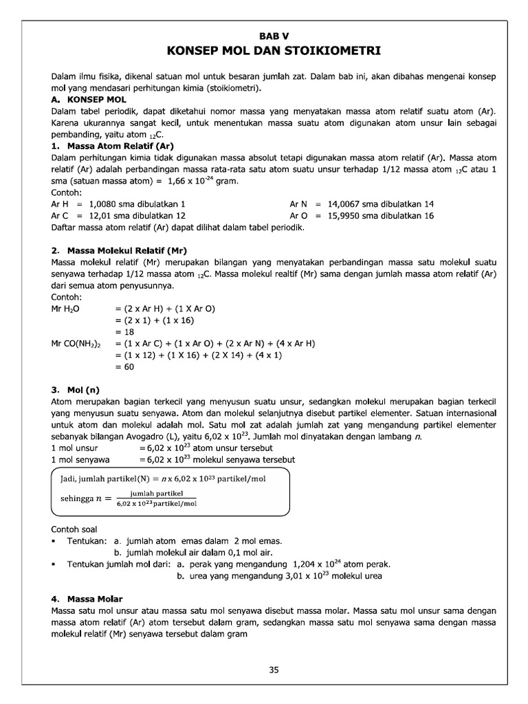 Konsep Mol | PDF
