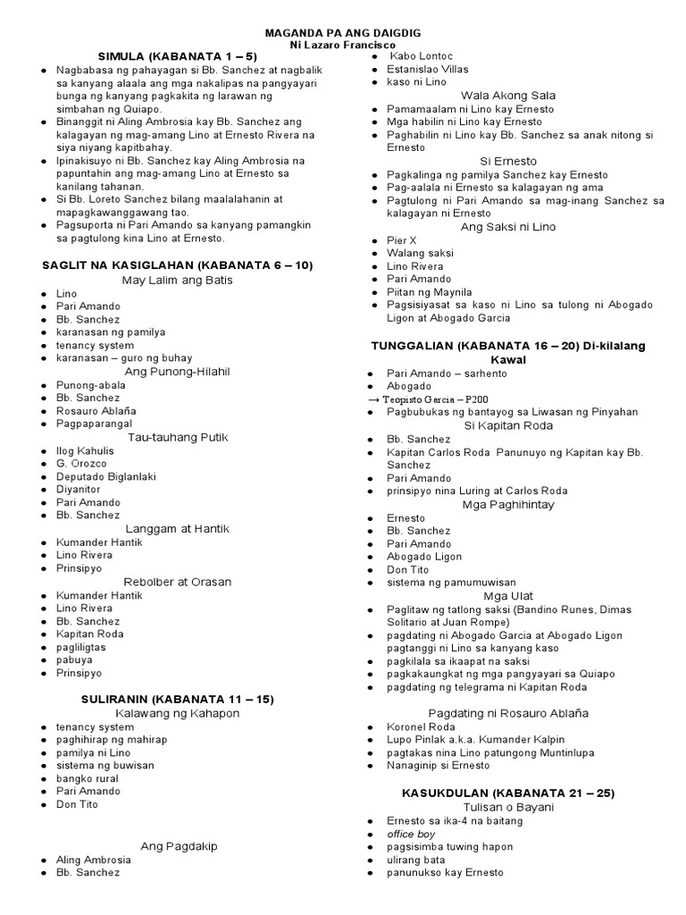 Maganda Pa Ang Daigdig | PDF