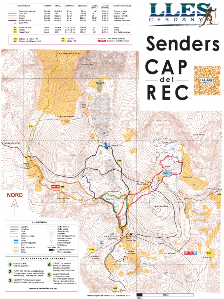 Mapa Senders CAP DEL REC | PDF