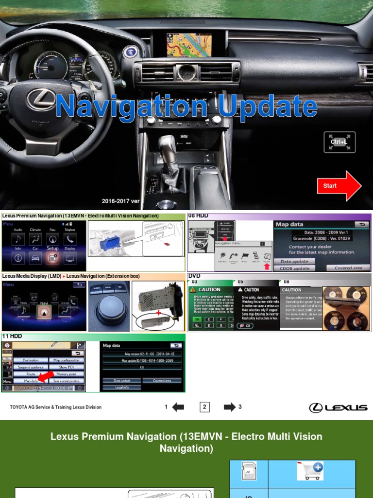 Hvordan Oppdatere Navi Lexus | PDF | Lexus | Cars Of Japan