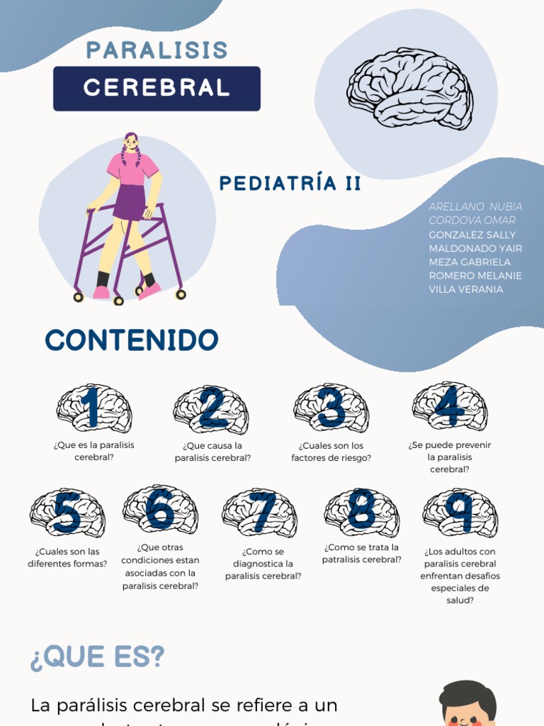 Parálisis Cerebral: Causas y Tratamientos | PDF | Parálisis cerebral ...