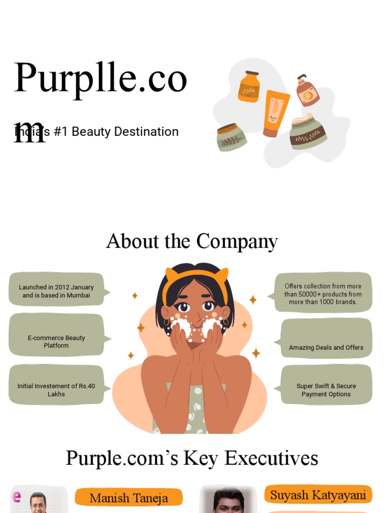 Purplle - Co M: India's #1 Beauty Destination | PDF | E Commerce | Brand