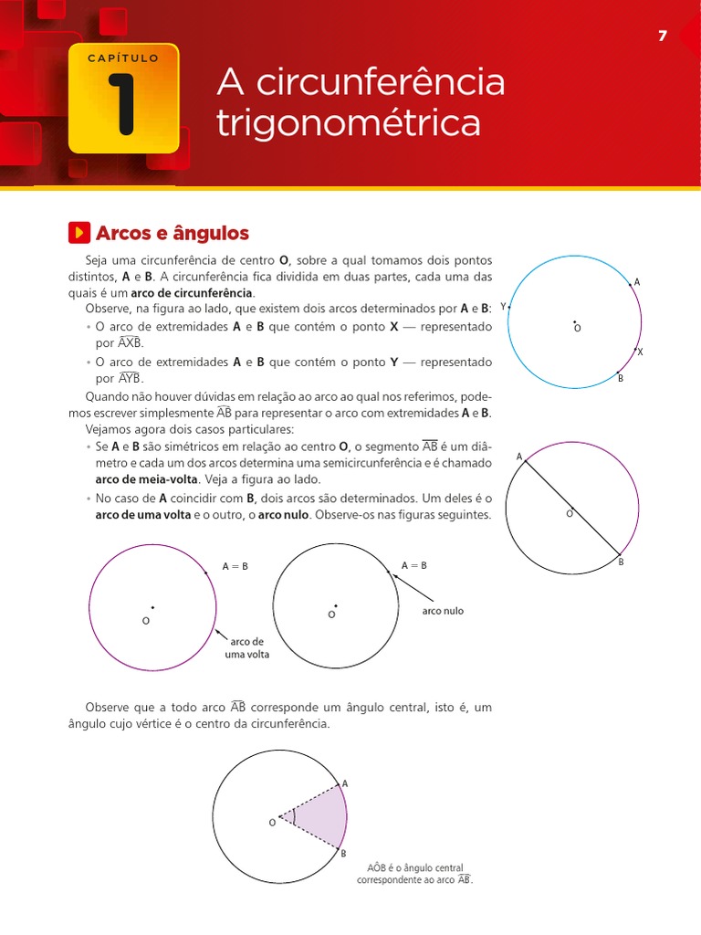 Arcos e Ângulos | PDF | Curva | Ângulo