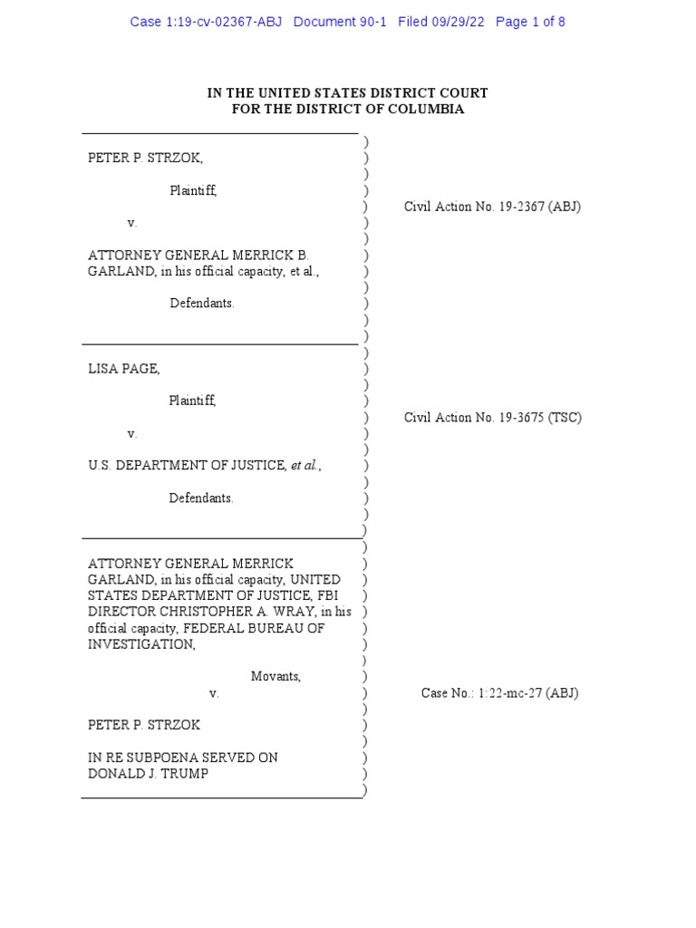 Peter Strzok's FBI Termination Letter | PDF | Lawsuit | Justice