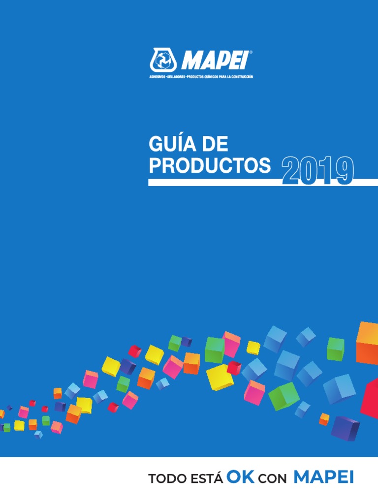 Catalogo MAPEI - 2019 | PDF | Hormigón | Cemento