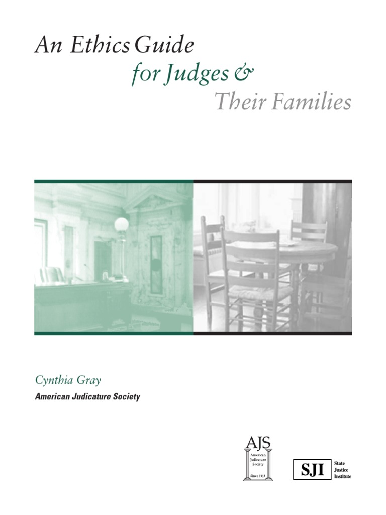 Ethics Guide For Judges and Their Families | PDF | Family | Judge