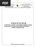 Pravilnik o Kaznenoj Evidenciji BiH | PDF