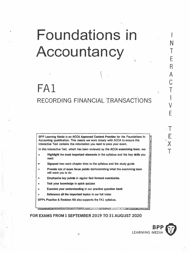 Fa1 Text BPP | PDF | Test (Assessment) | Copyright