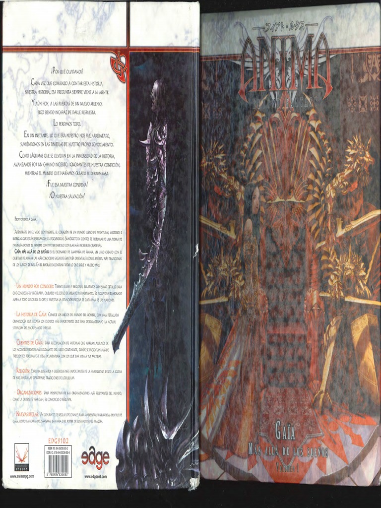 Anima Beyond Fantasy - Gaia Vol 1 - Más Allá de Los Sueños | PDF