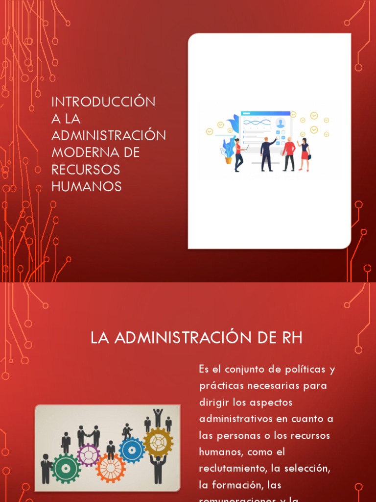Capítulo I 1 La Administración de Recursos Humanos - ARH | PDF