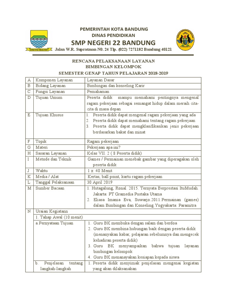 RPL Bimbingan Kelompok Karir | PDF