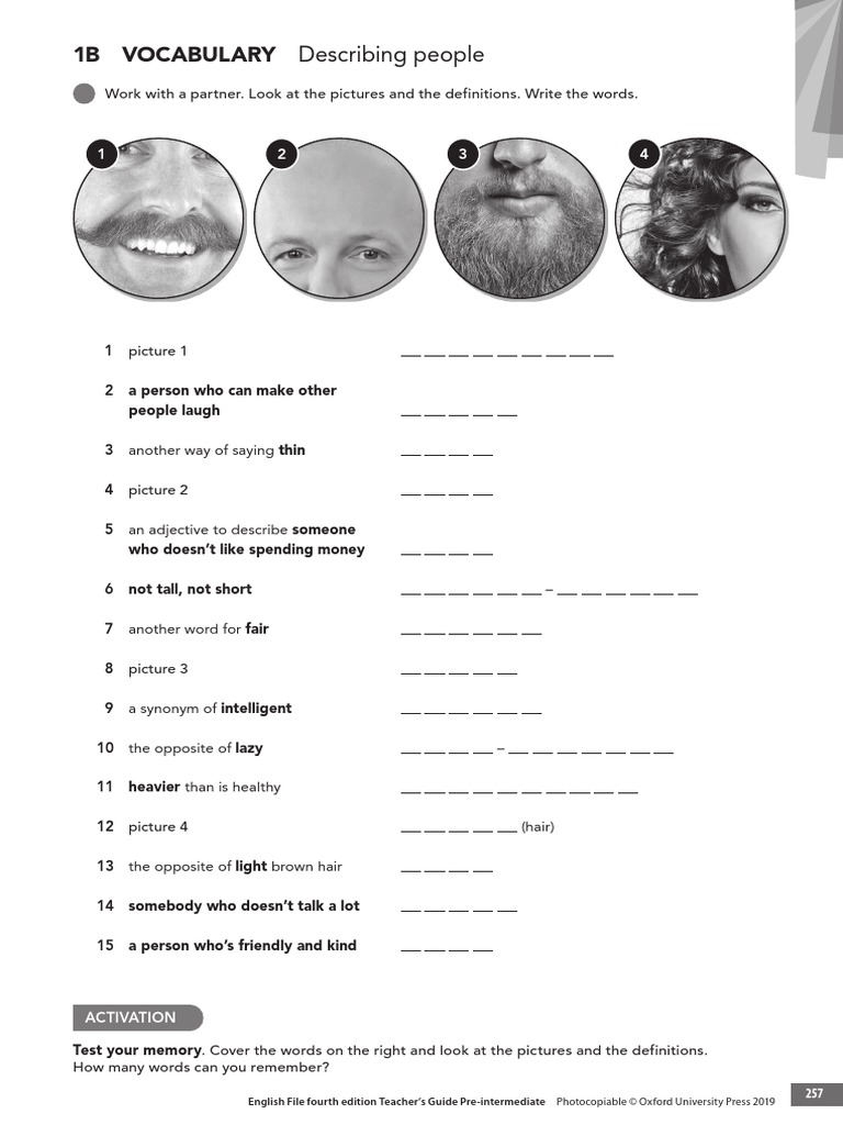 A2 B1 - Photocopiables - Vocabulary 2 3 | PDF | Fashion | Clothing